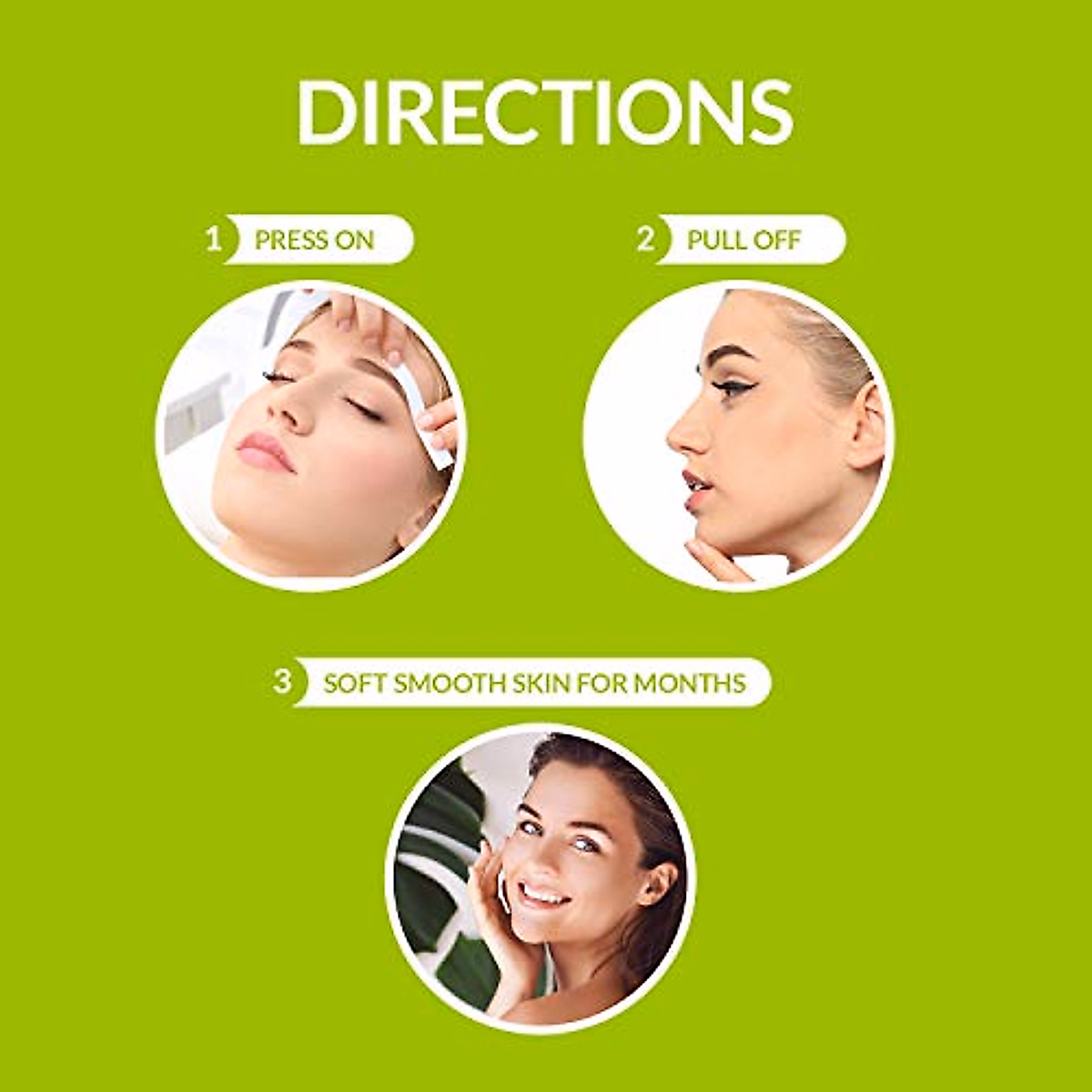 MOOM Face and Eyebrow Waxing Strips for Women with Natural Soothing Chamomile & Lavender Hair Waxing Strips with Vitamin E Finishing Oil – Perfect for Face & Bikini (20 Pre-Waxed Strips) 1 Pack