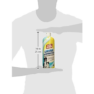 Simple Solution Urine Destroyer Enzymatic Cleaner | Pet Stain and Odor Remover with 2X Pro-bacteria Cleaning Power | 32 Ounces