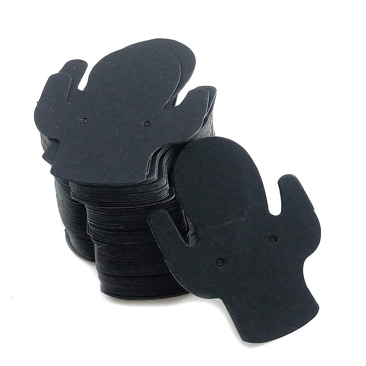 50 Pcs Blank Earring Holder Cards Kraft Paper Cactus Shape Card for Display Jewelry Earring Studs Dangle Earrings