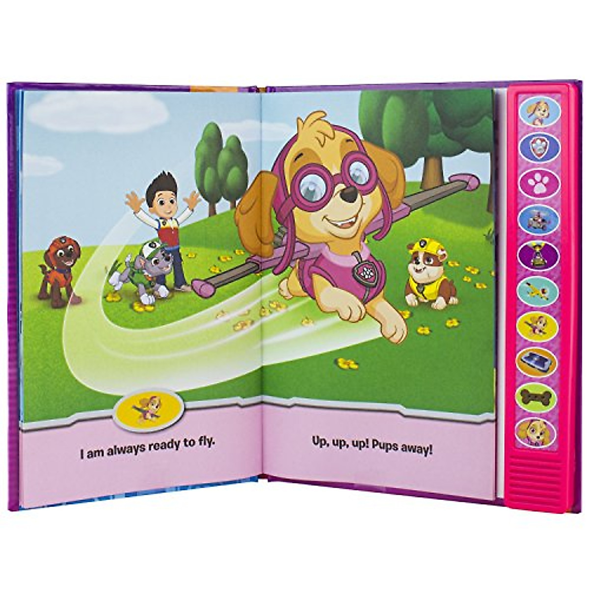 PAW Patrol - I'm Ready to Read with Skye - Interactive Read-Along Sound Book - Great for Early Readers - PI Kids