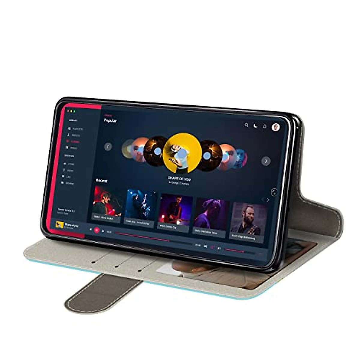 MILEGAO for Infinix Smart 5 Flip Cover, Magnetic Buckle Multicolor Business PU Leather Phone Case with Card Slot, for Infinix Smart 5A 6.6 inches