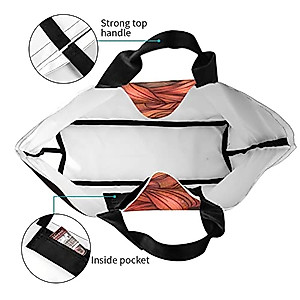 Gbuzozie Woman Shoulder Tote Bag African American Black Woman Girl Large Capacity Roomy Shopping Canvas Polyester Cross-Body Purse Ladies Fashion Top Handle Satchel 21.6 * 7.5 * 15.7 Inches