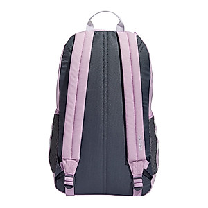 adidas Classic 3-Stripe Durable Backpack Student Athletic Sport Laptop Book Bag Discontinued, Bliss Lilac Purple/White/4.0, One Size