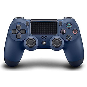 DualShock 4 Wireless Controller for PlayStation 4 - Midnight Blue (Renewed)