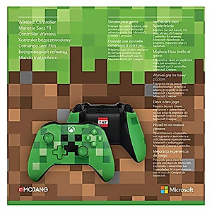 Xbox Wireless Controller/ PC Computer - Minecraft Creeper Green Special Limited Edition