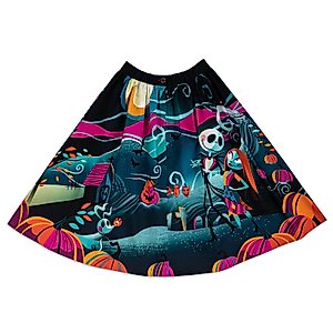 Loungefly Stitch Shoppe Disney Nightmare Before Christmas: Eternally Yours Sandy Skirt, Medium