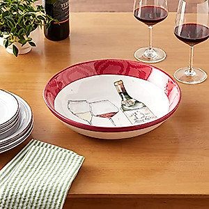 Certified International Napa 144 oz. Serving/Pasta Bowl, Multi Colored