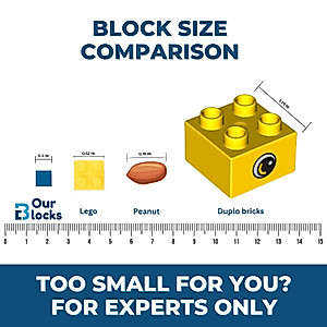 BLOCK CENTER Dachshund Dog 2024 Edition 3D Puzzle 2100 Pieces Building Blocks Set - Mini Block Gift Kit for Kids and Adults (Calico)