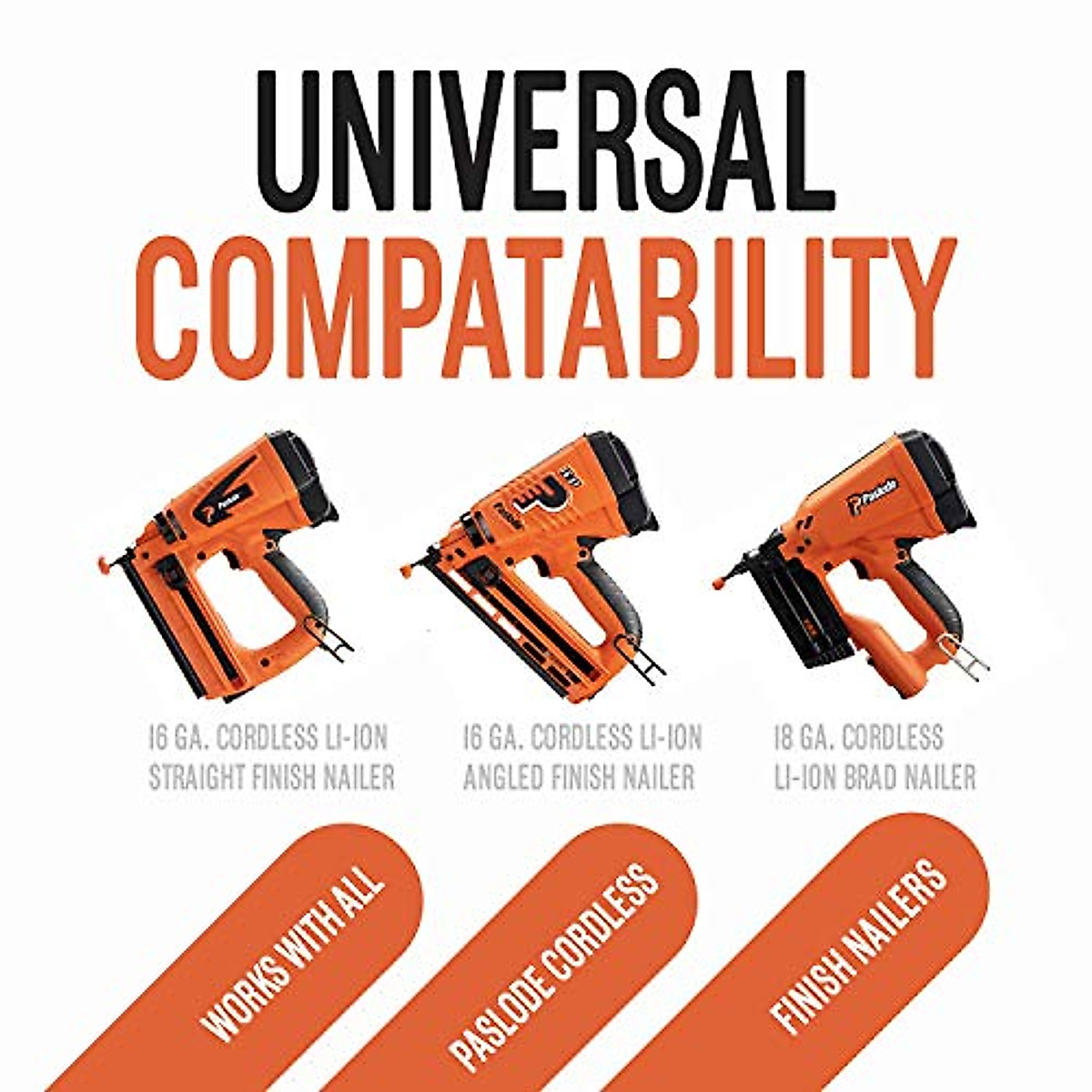 Paslode, Universal Short Yellow Trim Fuel, 816007, For Paslode Finish and Brad Nailers, 2 Pack