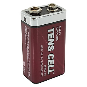 TENS 7000 TENS Pads Replacement, Battery Kit - Includes 16 Premium TENS Unit Replacement Pads, 4 Lead Wires, 9-Volt Replacement Battery, 1 Electrode Pad Holder For Stim Pads