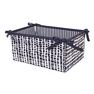 NoJo Seas The Day Blue and White Whale, Narwhal, Sea Lion, Shark 4 Piece Crib Bedding Set - Comforter, 100% Cotton Fitted Crib Sheet, Crib Skirt, and Storage