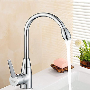 Sink Faucet Garden Cold Tap Faucets Garage Water Tap Bath Tub Faucet Bath Tub Tap Faucet Picnic Table Clips Kitchen Faucet Kitchen Accessoires Mop to Rotate Hot and Cold