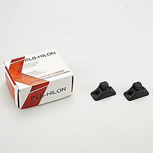 RLB-HILON Sun Visor Clip 94473143900 Compatible with Porsche 924 944 968, Sun Visor Retainer Clip, Black Color, 2PCS
