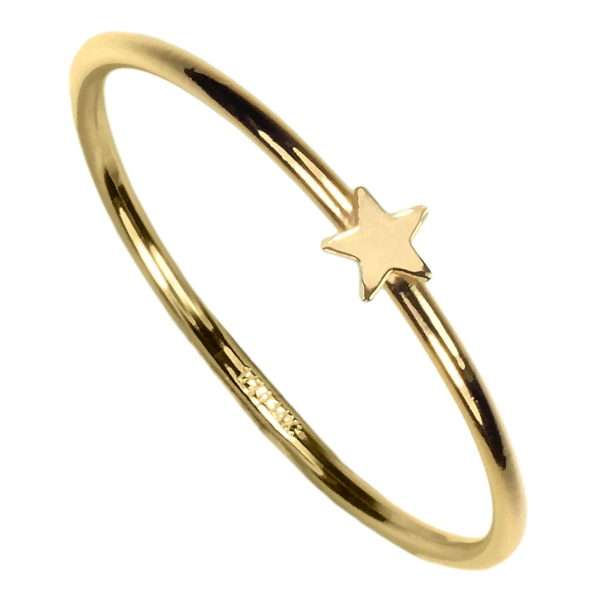 14kt Gold Fill Star Stacking Ring Size 8
