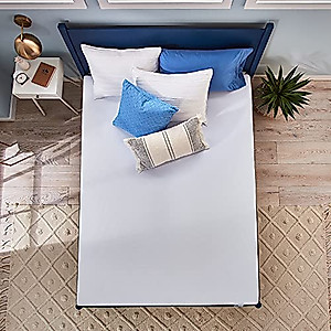 Sleep Innovations Marley 10 Inch Cooling Gel Memory Foam Mattress with Airflow Channel Foam for Breathability, Queen Size, Bed in a Box, Medium Firm Support