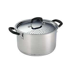 Tramontina Guru 6 Qt Stainless Steel Pasta Cooker, 81502/004DS