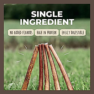 Mighty Paw Naturals Bully Sticks | All-Natural Protein-Rich Dog Chews from Grass-Fed Beef. Single-Ingredient Pet Treat for Dental Health. Keeps Chewers Busy