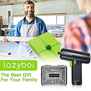 OUTLET Electric Screwdriver Set Rechargeable, 3.6V Cordless Power Screwdriver Kit with LED Lights, 20 Pcs, USB Cable, Case, Gadgets Tools for Men DIY, Unique Gifts for Men Women