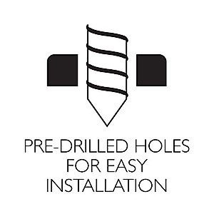 Design House Brookings 37 Inch Bathroom Vanity with Cultured Marble Vanity Top - Unassembled Bathroom Vanity with Sink, Espresso