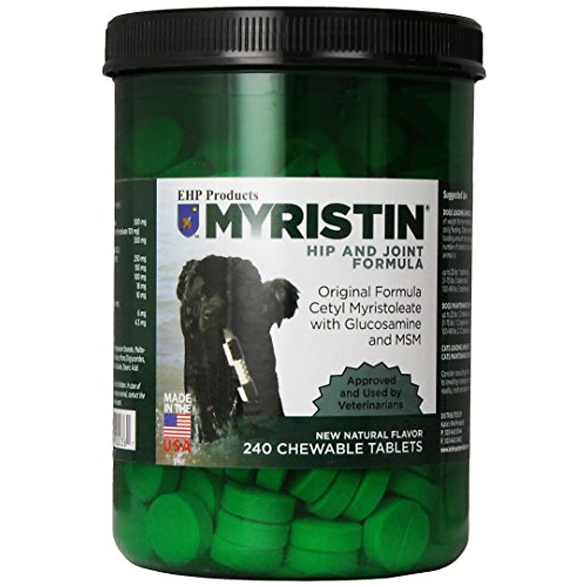 EHP Products Myristin Canine 240 Count Joint Formula