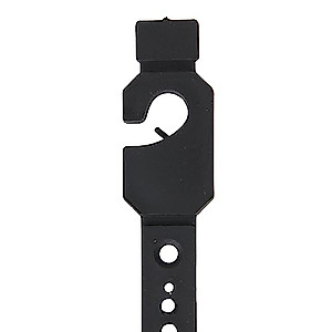 Black Plastic Belt Hangers - Pack of 100