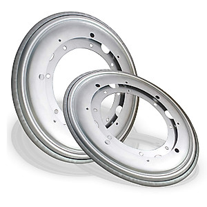 2Pack Lazy Susan Hardware, 9" Rotating Bearing Plate 5/16” Thick, 750lbs Lazy Susan Turntable Swivel Base for Rotating Table, Serving Tray, Kitchen Storage, Book Rack, Corner Shelves, Dollhouse