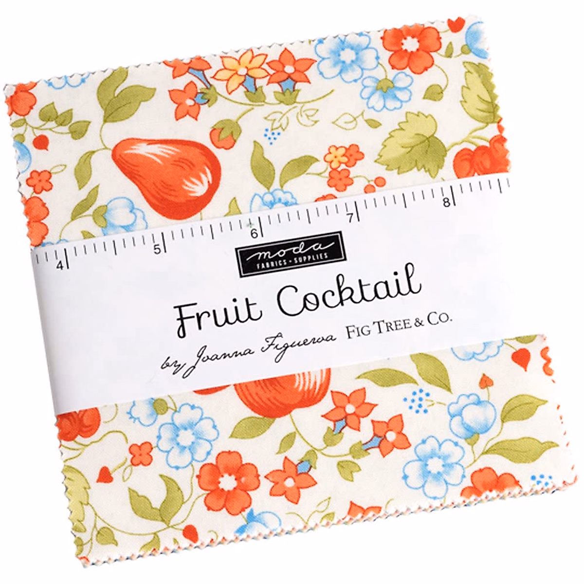 Fruit Cocktail Charm Pack by Joanna Figueroa; 42-5" Precut Fabric Quilt Squares