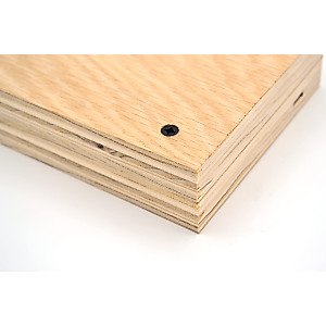 Yellowbird #8 x 2-1/2" Combo Square/Phillips Drive Flat Head - Countersinking Nibs - Deep Thread - Type 17 - Cabinet Assembly and Interior Work - Black Phosphate Wood Screw - Bit Included - 200Ct.