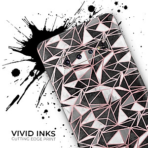 DesignSkinz Karamfila Marble & Rose Gold v1 Protective Vinyl Decal Wrap Skin Cover Compatible with The Samsung Galaxy S20 (Screen Trim & Back Glass Skin)