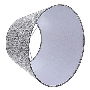 CAXUSD Bedside Lampshade Lamps Shades Ceiling Light Fixture Table Lamp Pendant Lamp Shade Lampshades for Table Lamp Lighting Linen Grey Fabric Vintage Decor Lamparas De Pie Para