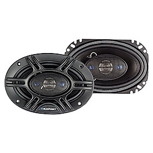 Blaupunkt 4 x 6-Inch 240W 4-Way Coaxial Car Audio Speaker, Set of 2