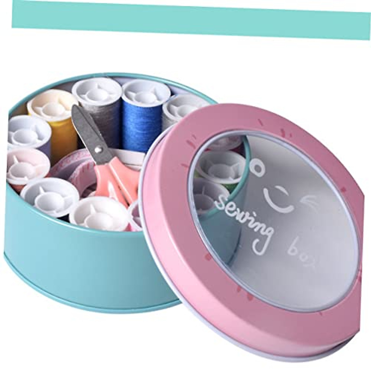 EXCEART 1 Set Thread Repair Kit Sewing Tool Needle Thread Kit Mini Sewing Kit Sewing Thread Case Portable Sewing Kit Embroidery Compact Sewing Kit Sewing Thread Box Household Travel