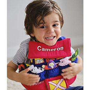 Pockets of Learning Personalized Noah's Ark Adventure Soft Play Set Interactive Play Activity for Toddlers and Children | Educational Cloth Pretend Bible Fabric Play Toy