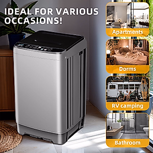 HOPDAY XQB201A-GREY6 Full Automatic, Grey