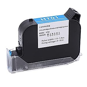 42ML Handheld Printer Ink Cartridge Rapid Drying Inkjet Printer Cartridge Replacement 12.7mm (Red)
