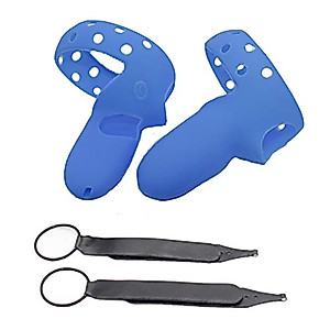 kdjsic Full Protection Knuckle Strap Silicone Case Handle Grip Strap Grip Cover for Oculus-Quest 2 Touch Controller