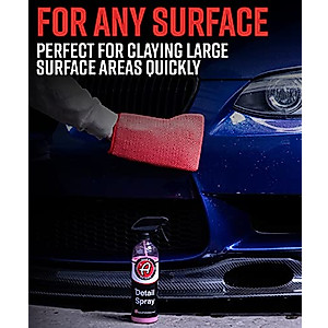 Adam's Polishes Clay Mitt - Medium Grade Clay Bar Infused Mitt | Car Detailing Glove Quickly Removes Debris from Your Paint, Glass, Wheels, & More