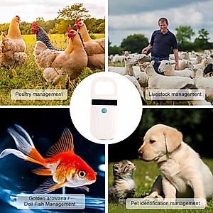 Rechargeable Animal P ID Scanner Chip Scanner Pet Tag ScannerRechargeable Animal P ID Scanner Chip Scanner Pet Tag Scanner