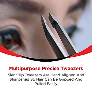 SEKI EDGE SS-513- Stainless Steel Slant Tweezer