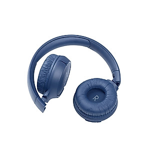 JBL Tune 510BT: Wireless On-Ear Headphones with Purebass Sound - Blue (Renewed)