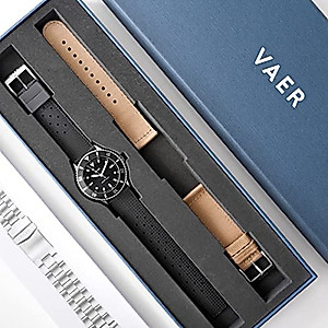 Vaer DS4 Meridian Solar Dive Watch 38mm