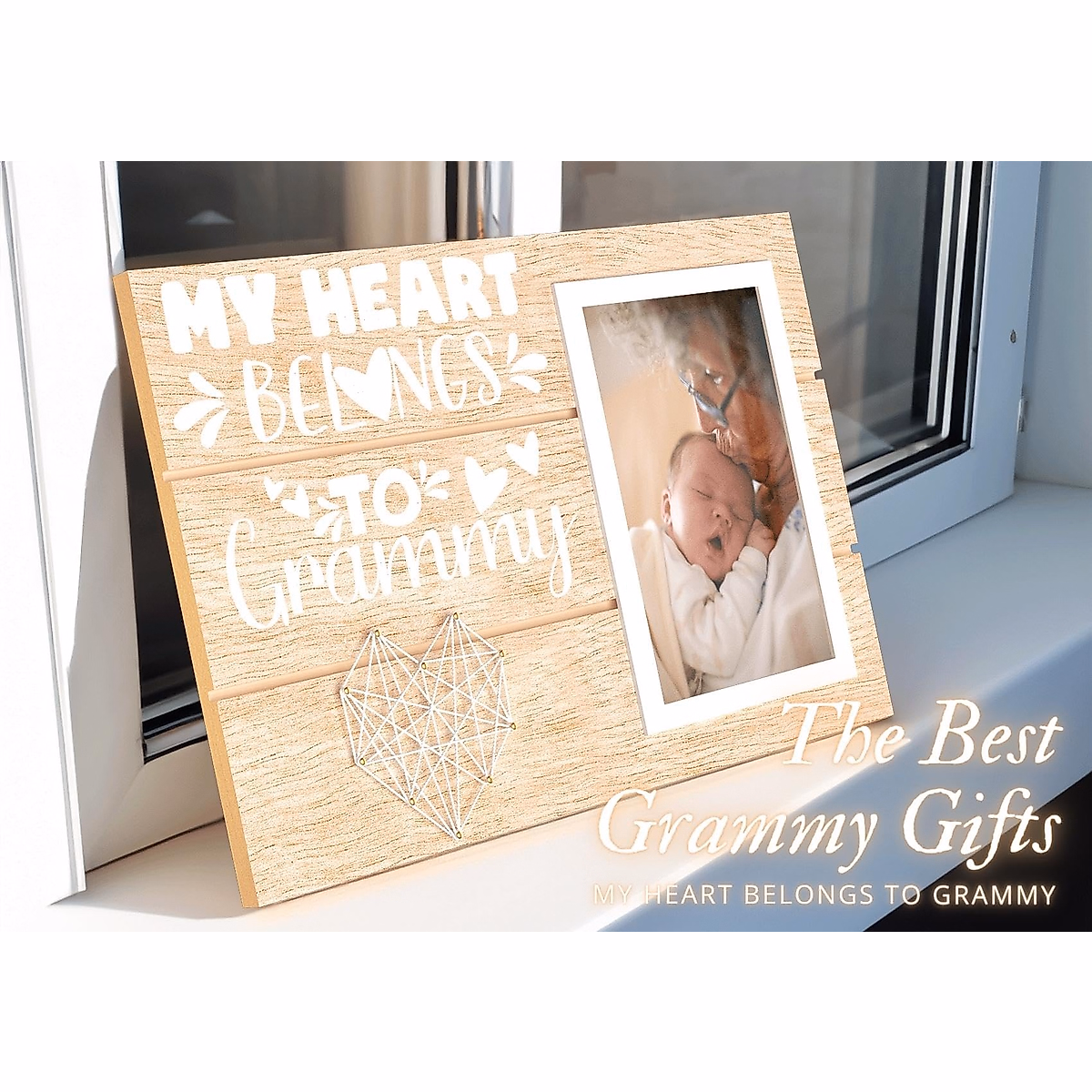 InnoBeta Grammy Gift Ideas, Gifts for Grammy, Grammy Christmas Gifts, Best Grammy Picture Frame from Grandkids for 4" X 6" Photos