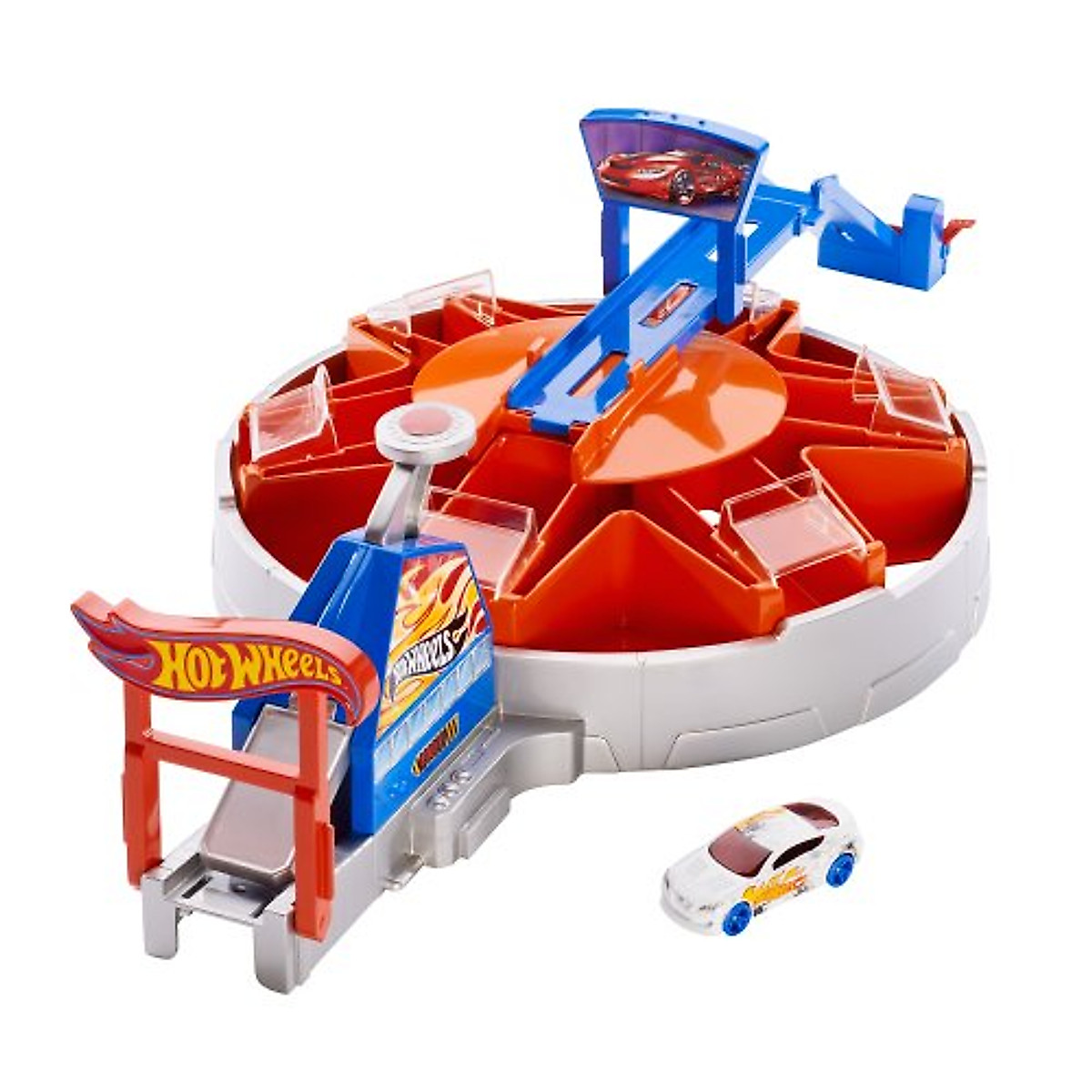 Mattel Hot Wheels Launching Garage Playset