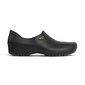 Chef Shoes for Women - Slip Resistant - StickyPro Food Service Kitchen Shoes (7.5, Black)