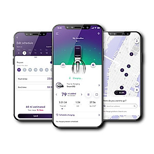 JuiceBox 32 Smart Electric Vehicle (EV) Charging Station with WiFi - 32 amp Level 2 EVSE, 25-Foot Cable, UL and Energy Star Certified, Indoor/Outdoor Use (NEMA 14-50 Plug, Gray)