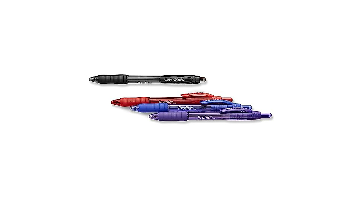 Paper Mate Profile Ballpoint Pen - Smooth Writing & Comfort