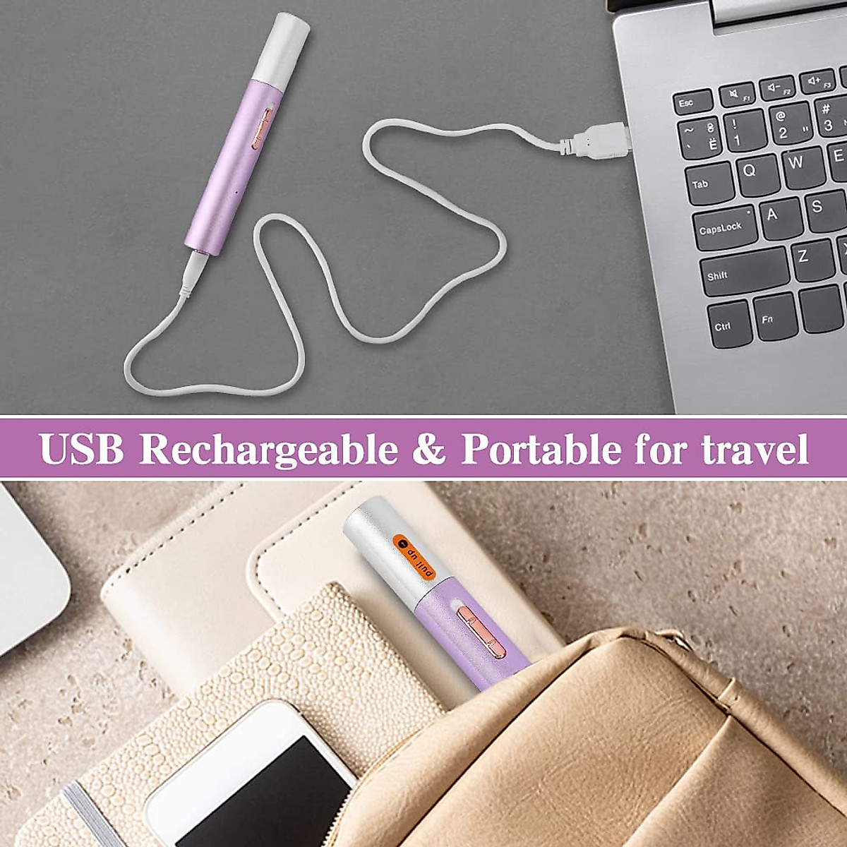 StepOK Nose Hair Trimmer, 3 in 1 Electric Nose & Ear Hair Trimmer, Eyebow Trimmer, Face Razor, USB Rechargeble for Men Women