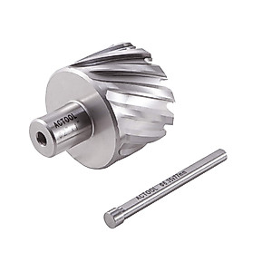 ACTOOL 2" Diameter × 1" Depth of Cut HSS ANNULAR Cutter with 3/4'' Weldon Shank