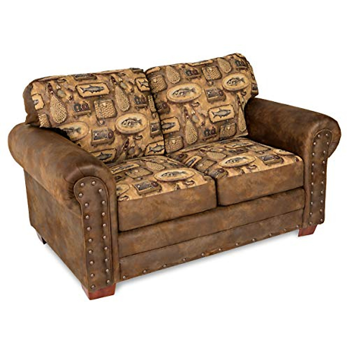 American Furniture Classics Model River Bend loveseat, Brown