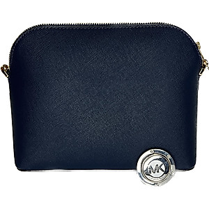 Michael Kors MICHAEL Michael Kors Jet Set Travel MD Dome XCross Crossbody bundled with SM TZ Coinpouch Purse Hook (Pink)